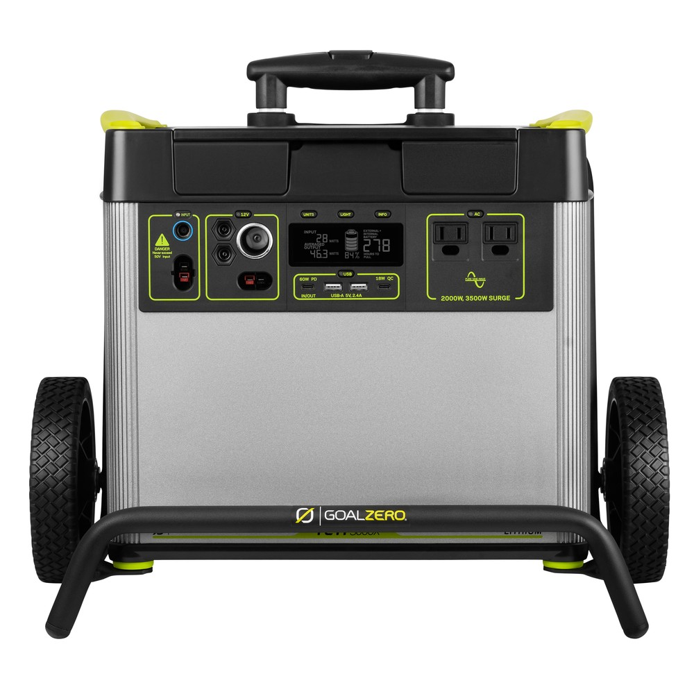 Yeti 3000X + Ranger 300 BC Solar Generator – Goal Zero