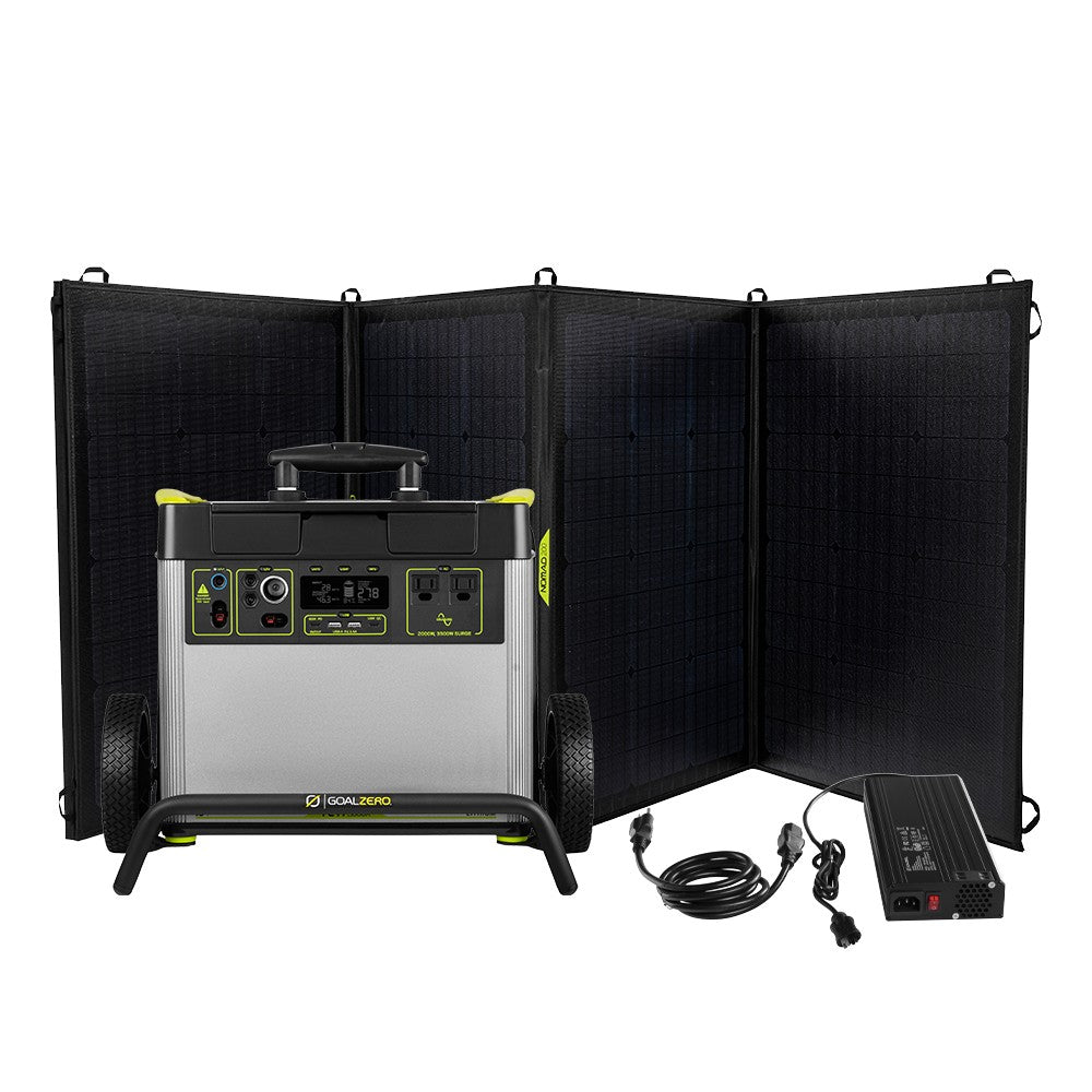 Yeti 3000X + (3) Nomad 200 Solar Generator – Goal Zero